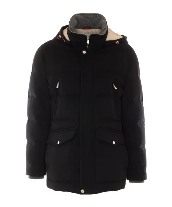 Brunello Cucinelli Long-sleeved Cotton-padded Jacket