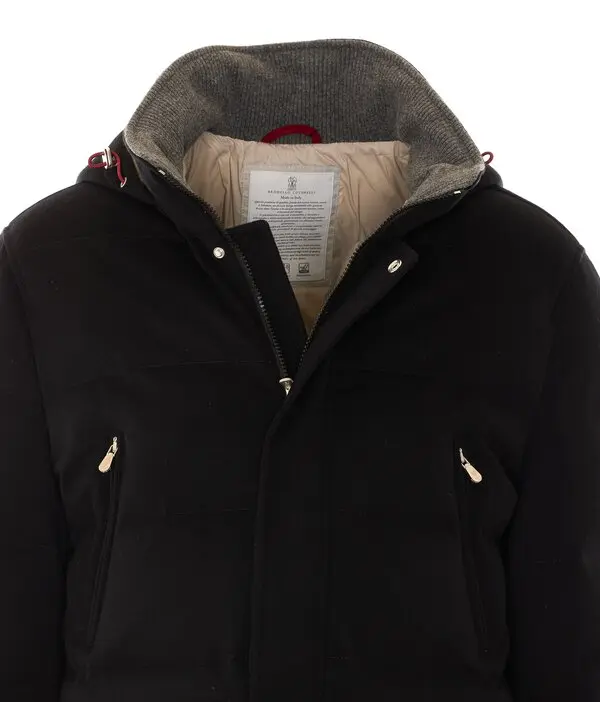 Brunello Cucinelli Long-sleeved Cotton-padded Jacket