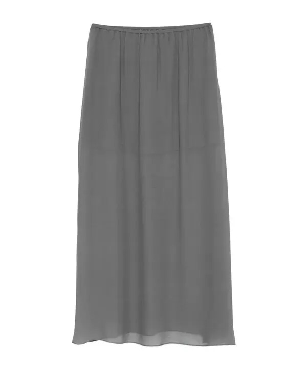 SAMSOE SAMSOE Drawstring Sheer-finish Skirt