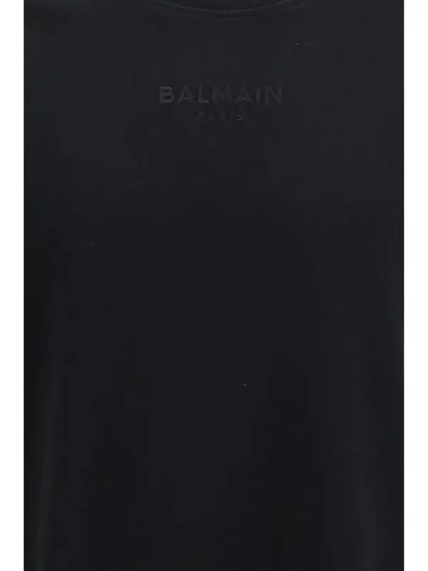 Balmain Logo-embroidered T-shirt