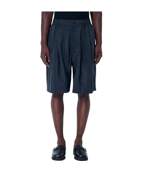 SSSTEIN Elastic Waistband Shorts