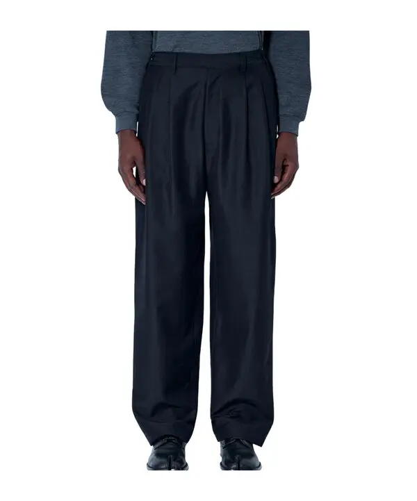 SSSTEIN Pleated Wide-leg Trousers