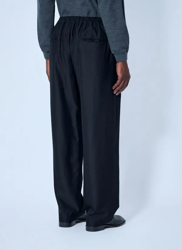SSSTEIN Pleated Wide-leg Trousers