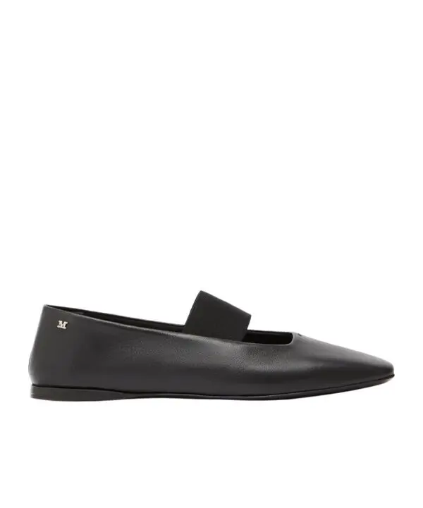 Max Mara Square-toed Ballet Shoes