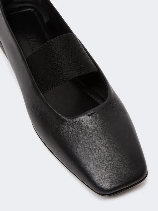 Max Mara Square-toed Ballet Shoes