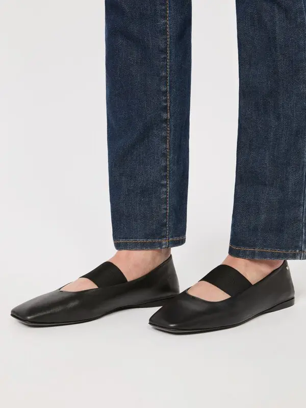 Max Mara Square-toed Ballet Shoes