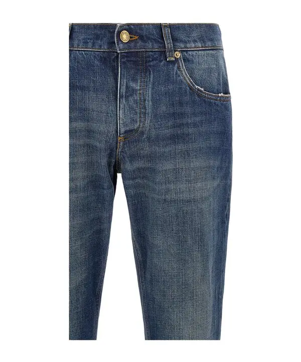 Dolce & Gabbana Logo Plaque Slim Fit Jeans