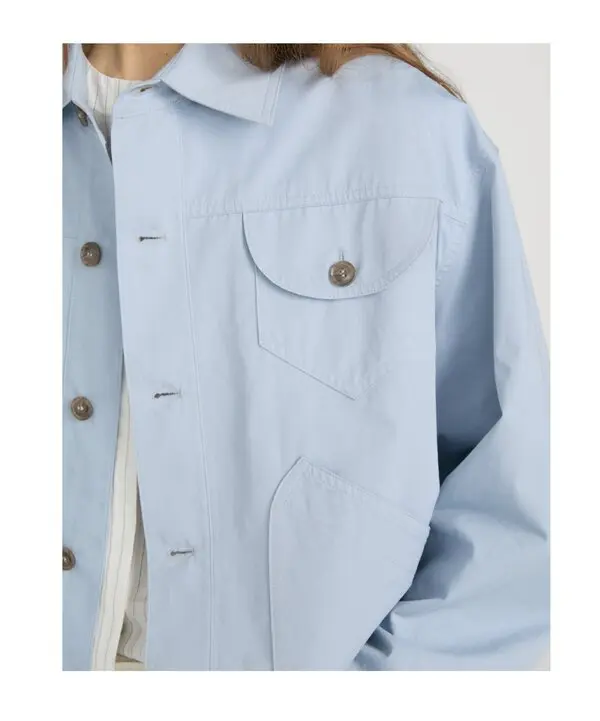 FRAME The Utility Jacket - Sky Blue