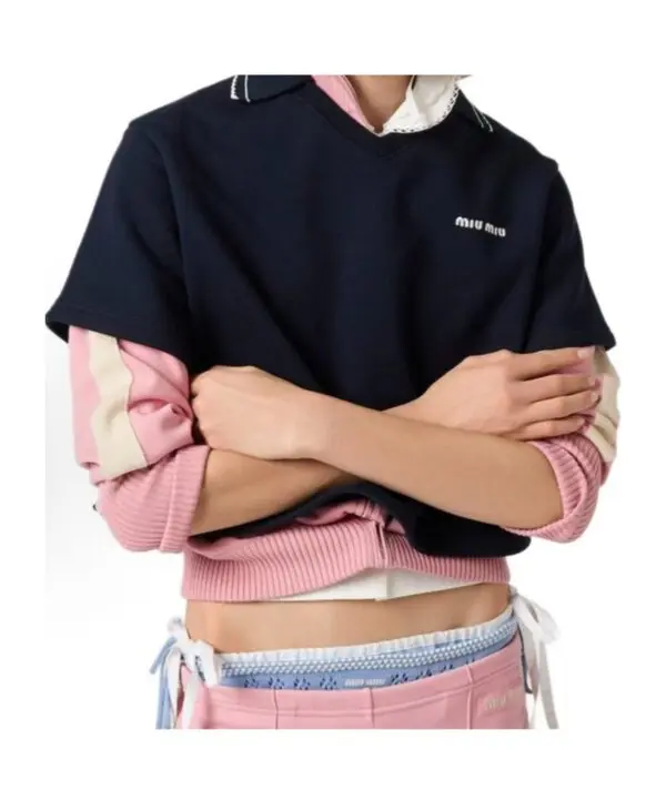 Miu Miu Short-sleeved Polo Shirt