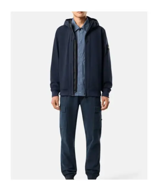 Stone Island Hooded Jacket With Wind- And Water-resistant Membrane