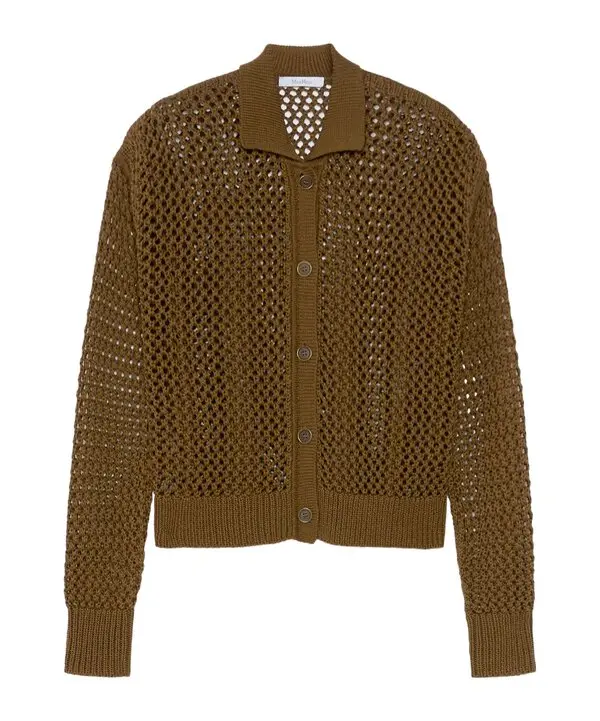 Max Mara Long-sleeved Knitwear With Button Front