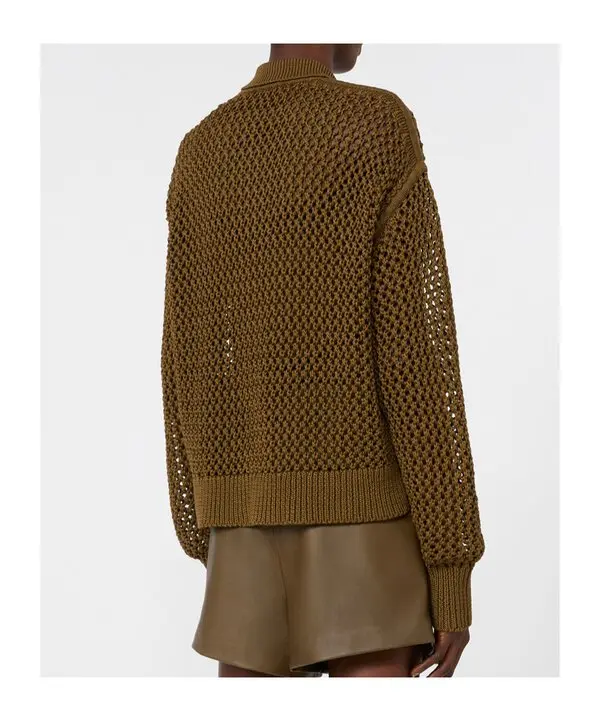 Max Mara Long-sleeved Knitwear With Button Front