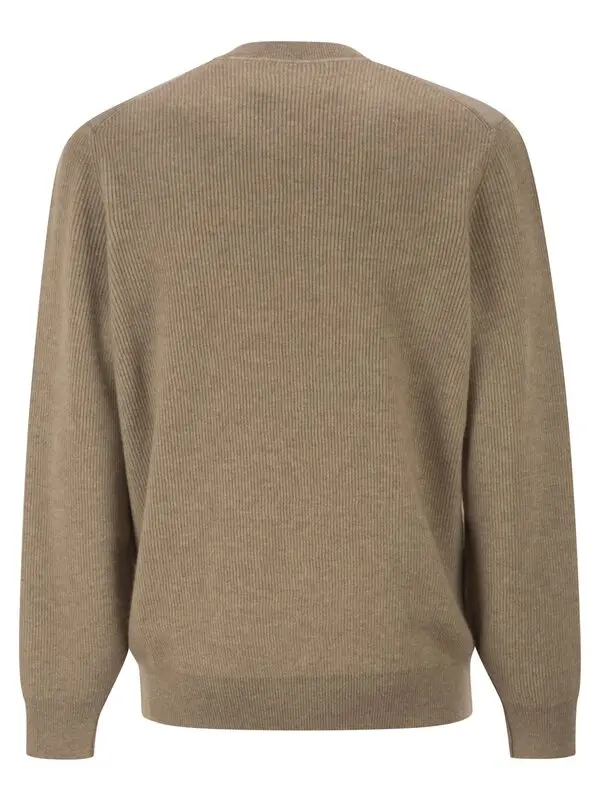Brunello Cucinelli Crew Neck Long-sleeved Knitwear