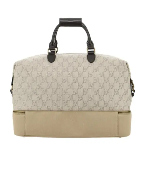 Emporio Armani Holdall With Monogram Front Pockets And Bottom Compartment