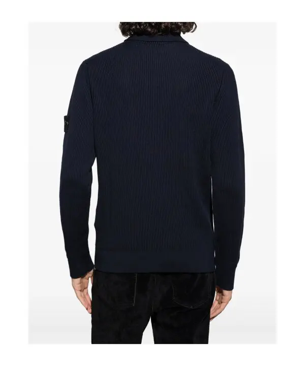 Stone Island Ribbed-knit Turtleneck Sweater
