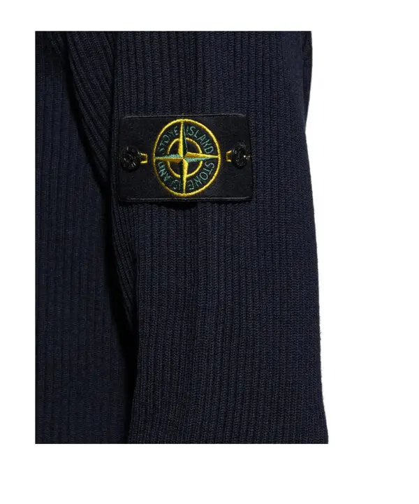 Stone Island Ribbed-knit Turtleneck Sweater