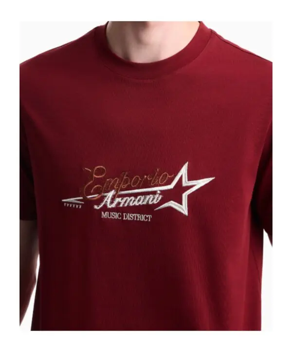 Emporio Armani Embroidered Logo T-shirt