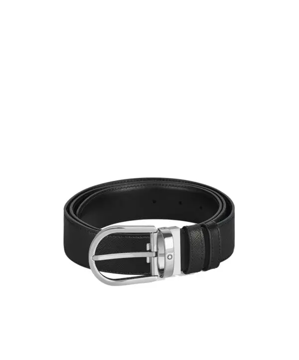 Montblanc Reversible Buckle Leather Belt