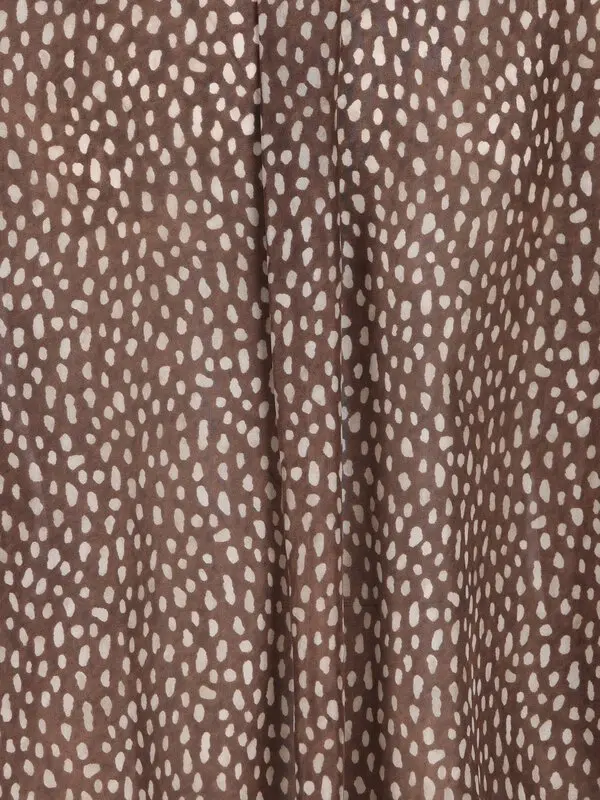 Brunello Cucinelli Polka Dot Printed Long Sleeve Shirt