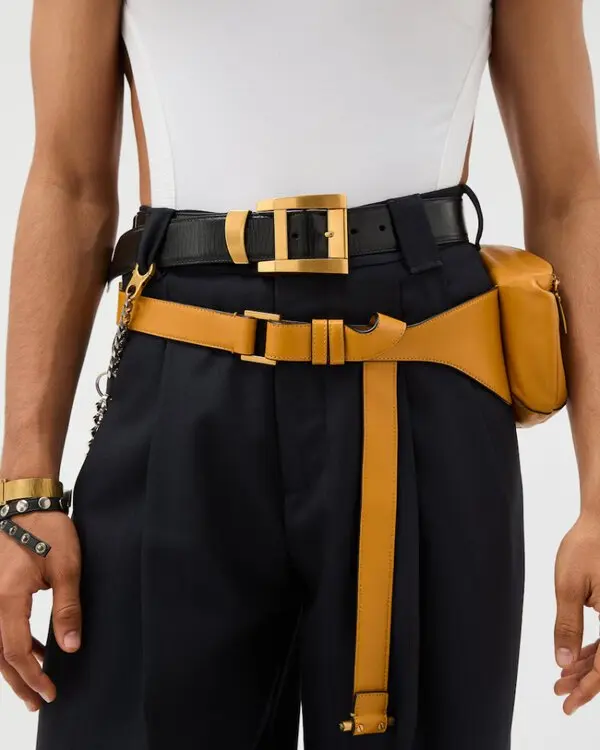 Versace Square-buckle Belt