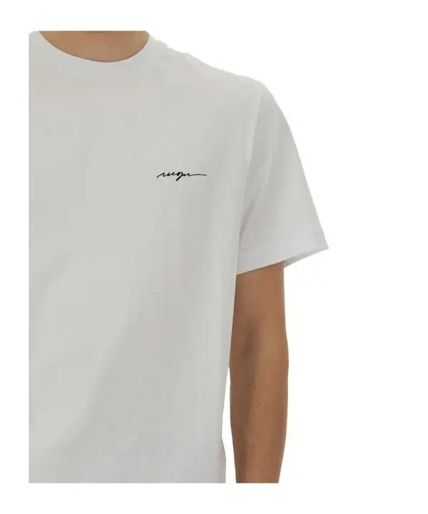 MSGM Logo Embroidered Jersey T-shirt