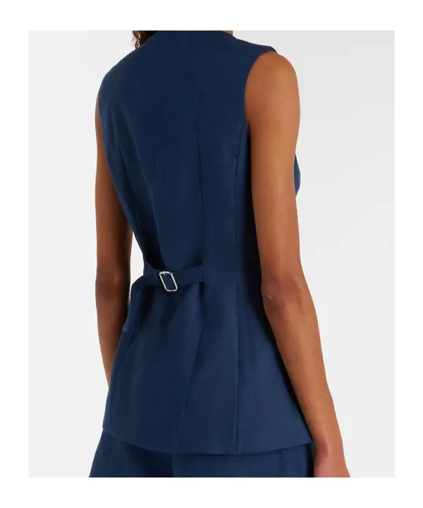 Posse Sabine Vest With Bow Detail - No