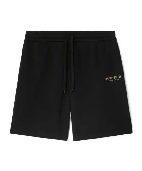 Burberry Logo Cotton Shorts