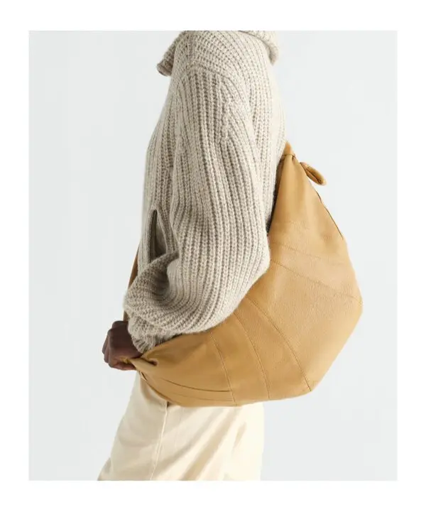 LEMAIRE Large Croissant Bag In Goat Leather