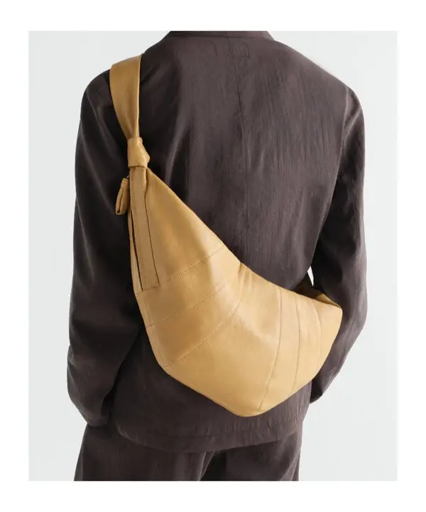 LEMAIRE Large Croissant Bag In Goat Leather