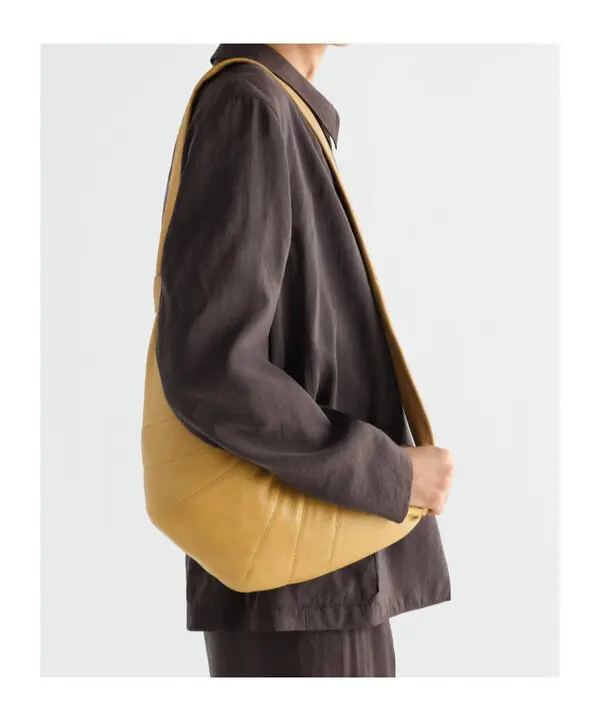 LEMAIRE Medium Croissant Bag In Goat Leather