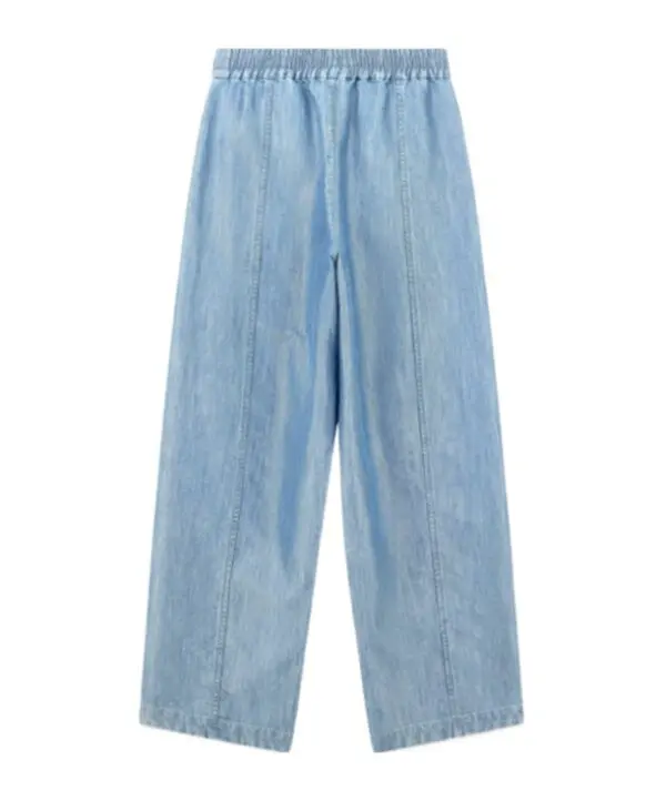 Emporio Armani Wide-leg Jeans With Elasticated Waist