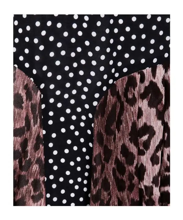 Rixo Meg Leopard Midi Dress