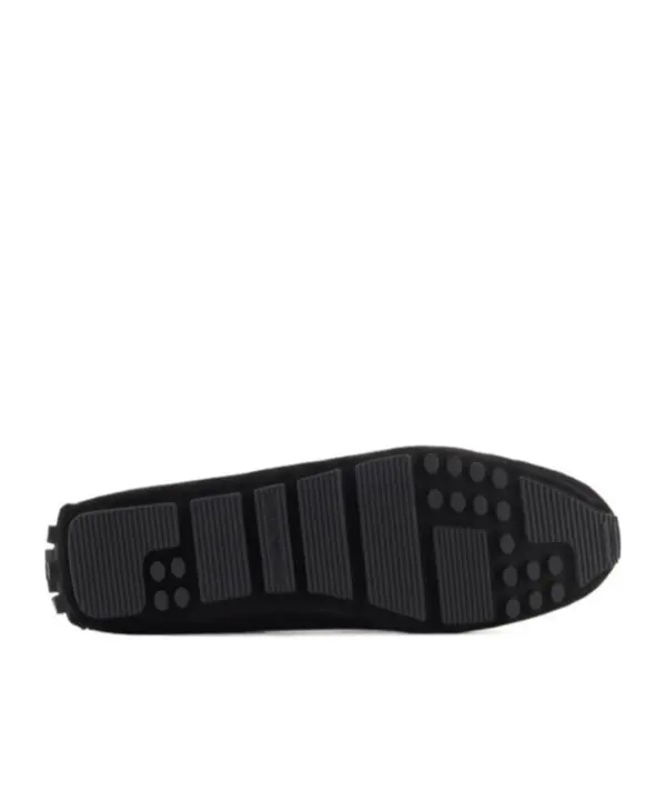 Emporio Armani Suede Penny Moccasins