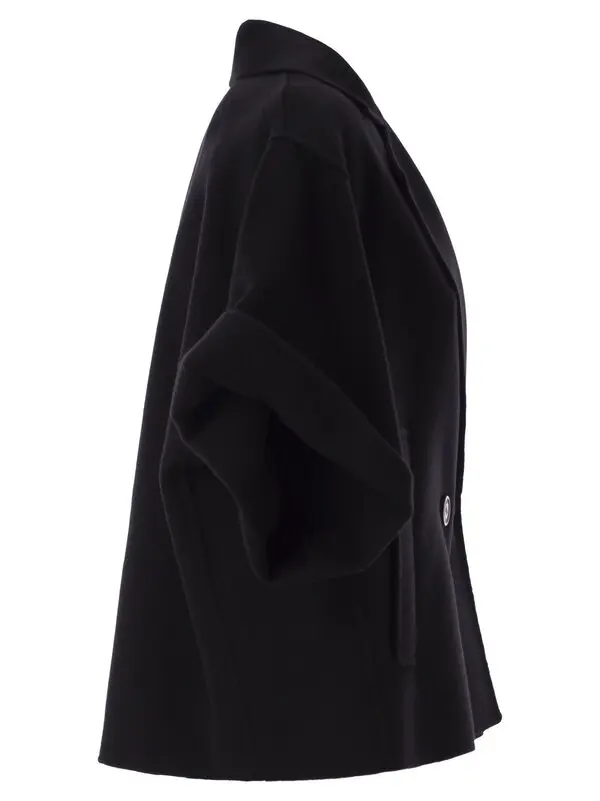 Max Mara Short Wool Broadcloth Coat