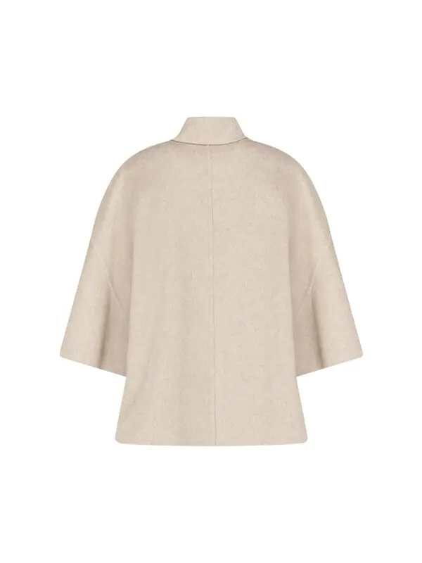 Max Mara Double-breasted Cape - Sand