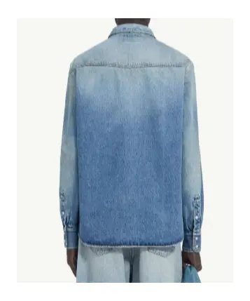 MAISON MARGIELA Laser-printed Denim Shirt