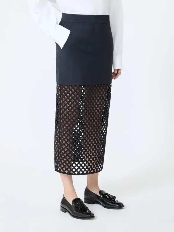 Max Mara Pocket Skirt With Back Vent
