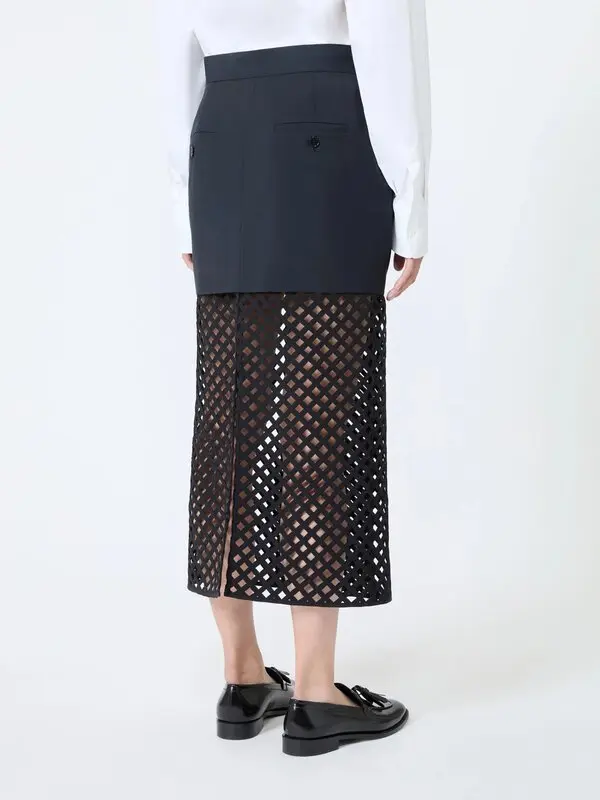 Max Mara Pocket Skirt With Back Vent