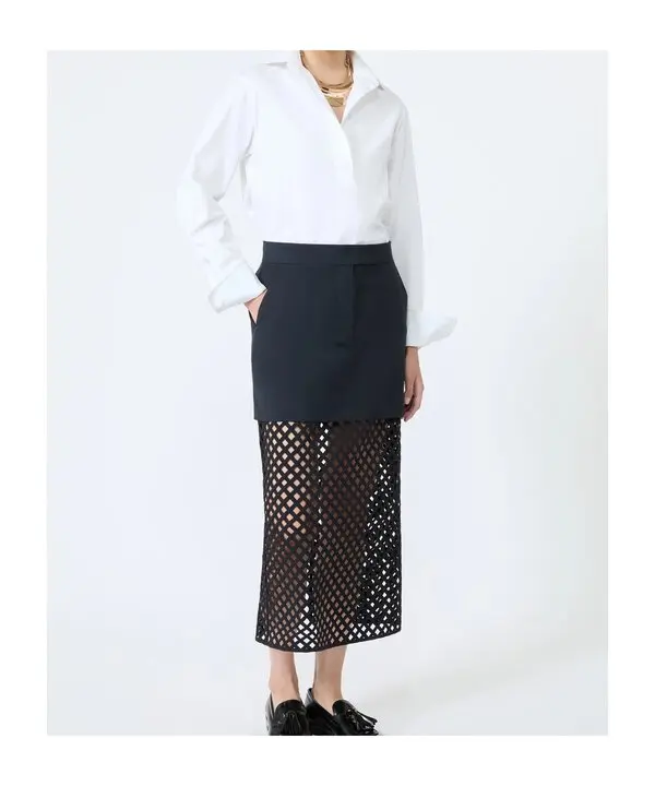 Max Mara Pocket Skirt With Back Vent