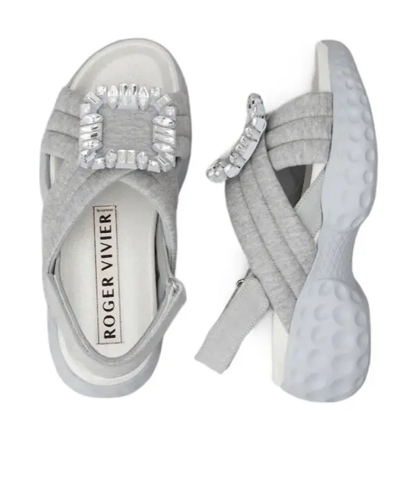 ROGER VIVIER Viv' Run Sandals In Jersey