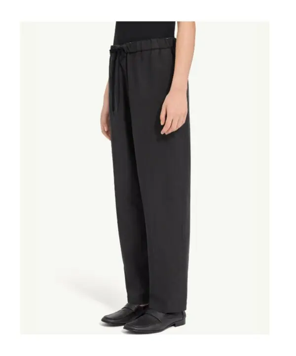 MAISON MARGIELA Drawstring Wool Shirting Trousers
