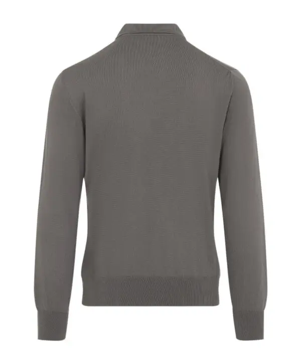 Brioni Long-sleeve Zip Polo Shirt - No