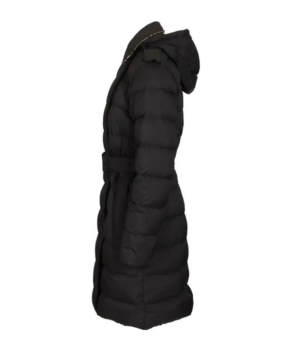 Burberry Belted Hooded Down Jacket