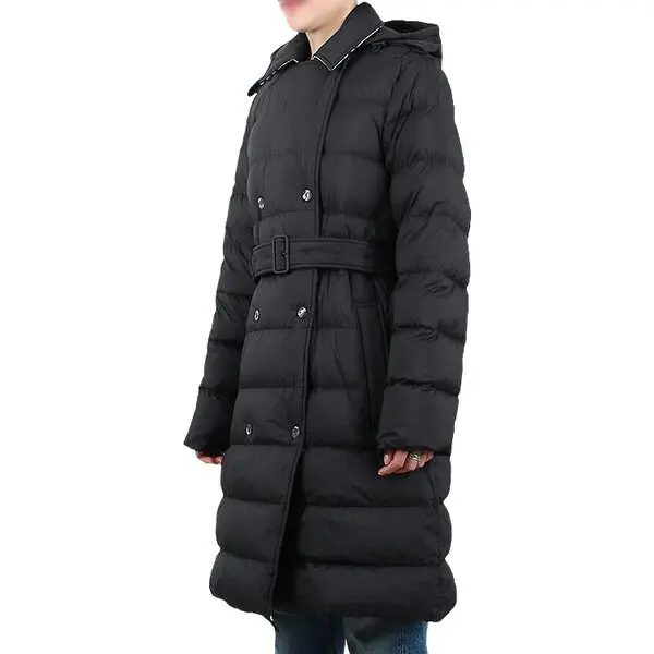 Burberry Belted Hooded Down Jacket