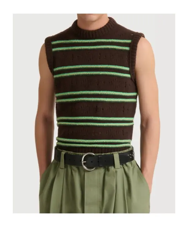Marni Cashmere Vest With Openwork Knit