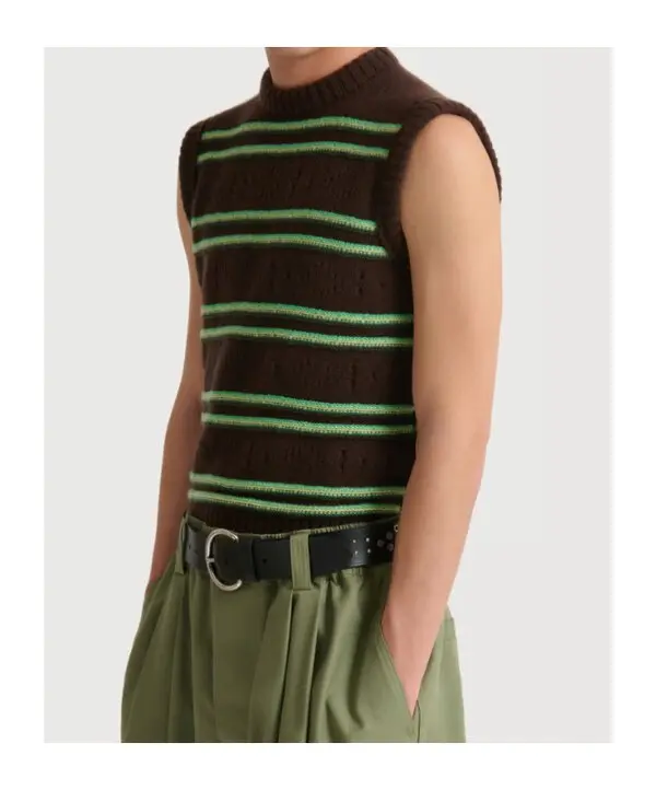 Marni Cashmere Vest With Openwork Knit