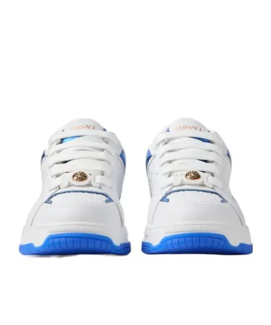 Versace Biggie Basket Leather Sneakers