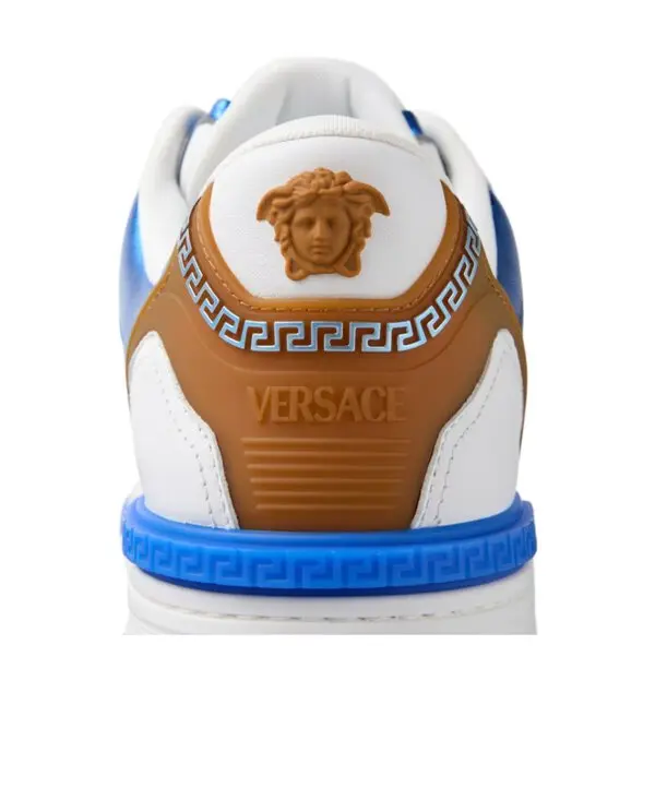 Versace Biggie Basket Leather Sneakers