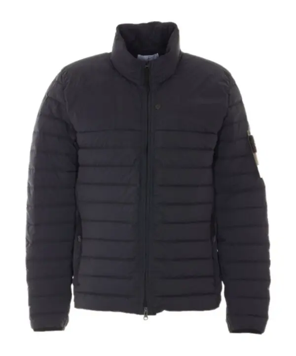 Stone Island Stand Collar Downjacket With Anti-drop Finish
