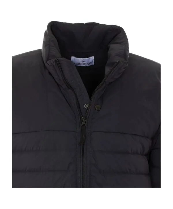 Stone Island Stand Collar Downjacket With Anti-drop Finish